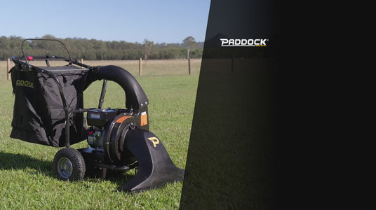 Paddock Motorised Leaf Vacuum / Blower Machine - Self Propelled ...