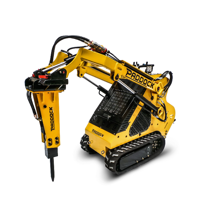 Mini Loader Rock Breaker Attachment - Paddock Machinery — Scintex Australia