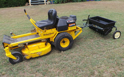 Seed & Fertiliser Spreader Soil Aerator ATV Mower Bike Tow Behind ...